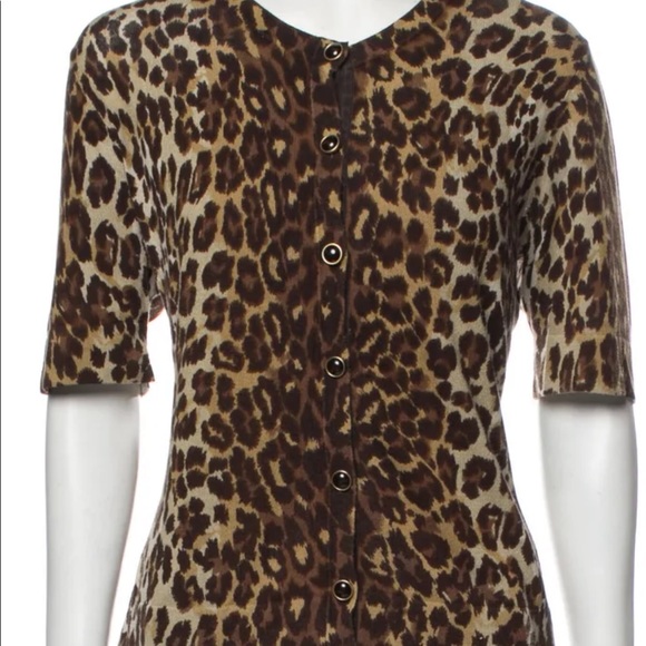 Lafayette 148 New York | Sweaters | Lafayette 48 New York Leopard Print ...